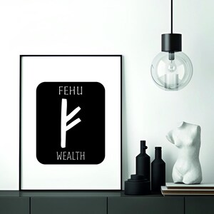 Fehu Svg, Fehu Rune Svg, Runes Svg, Rune Fehu Silhouette, Runic Clipart ...