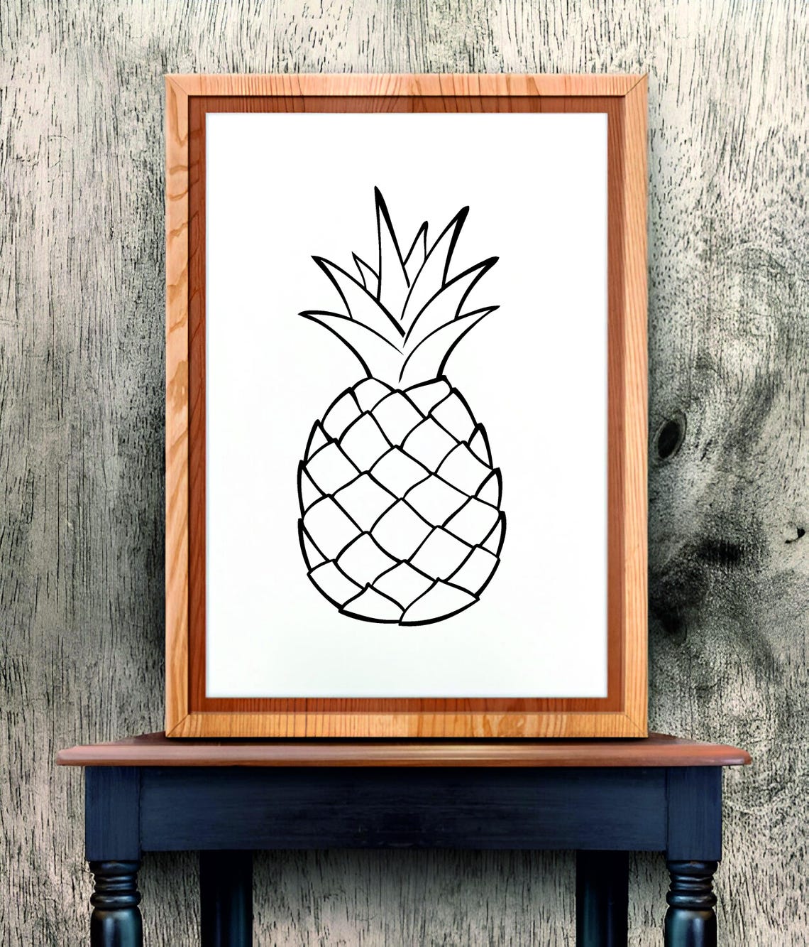 Pineapple SVG, Pineapple Split Monogram Svg, Pineapple PNG, Pineapple ...