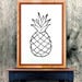 Pineapple SVG, Pineapple Split Monogram Svg, Pineapple PNG, Pineapple ...