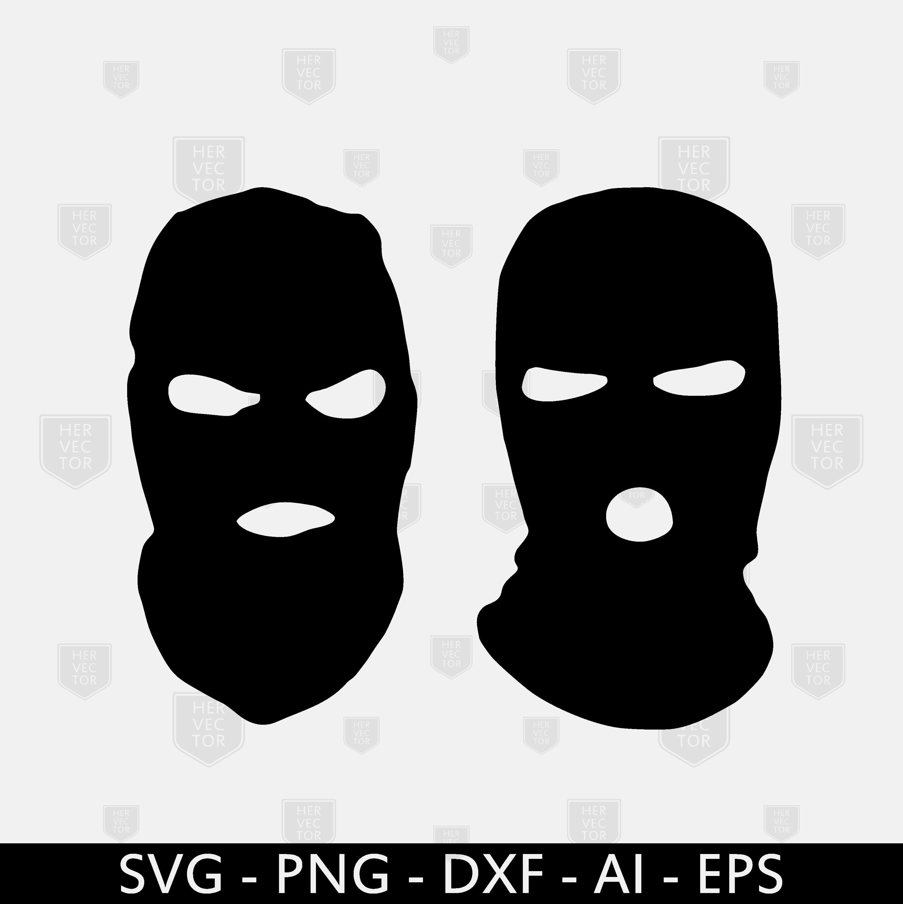 Balaclava Svg, Balaclava Vector, Balaclava Mask Svg, Balaclava Head Svg ...