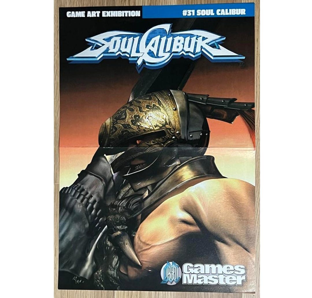 Soul Calibur Original Video Game Retro Art Print Promotional Poster - Etsy