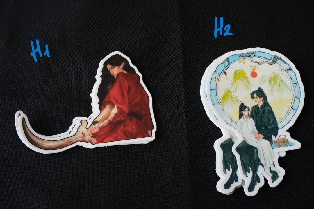 Hua Cheng / Ranwan Stickers - Etsy