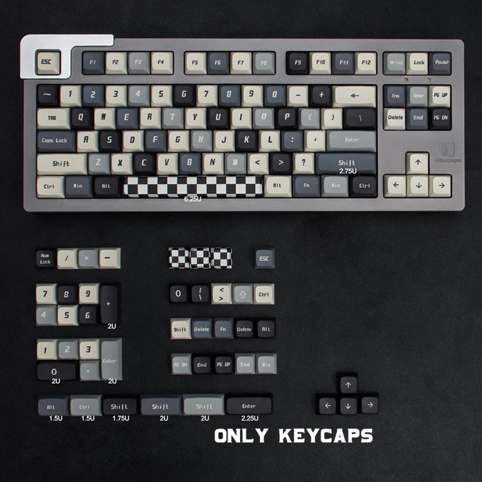 133 Race Car Keycap Set Lattice Keycap Set PBT Thermal Sublimation XDA ...