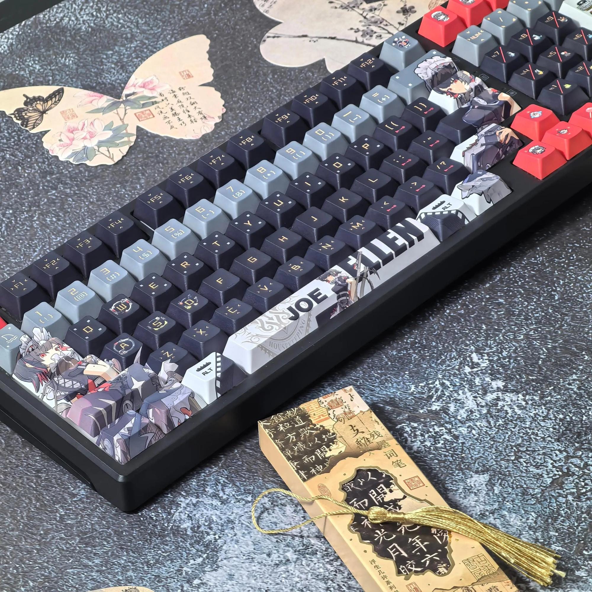 Ellen Joe 129 Keycap Set Zenless Zone Zero Anime PBT Keycaps, Cherry ...