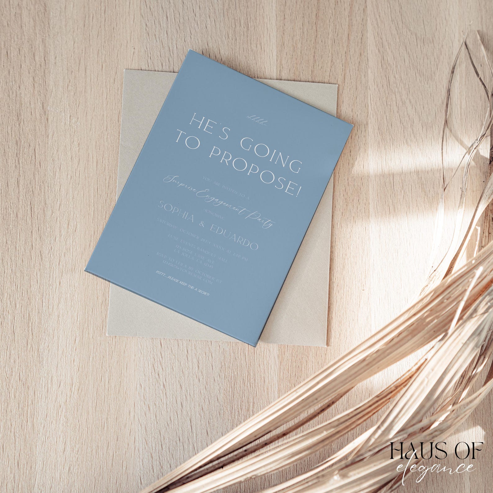 Surprise Engagement Party Invitation, Engagement Party, , Surprise ...