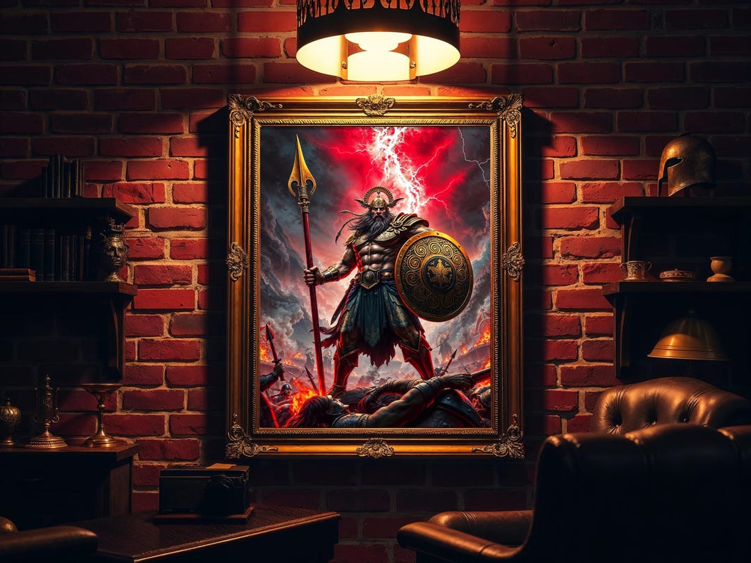 Ares God of War Poster: Epic Greek Mythology Art Print - Etsy