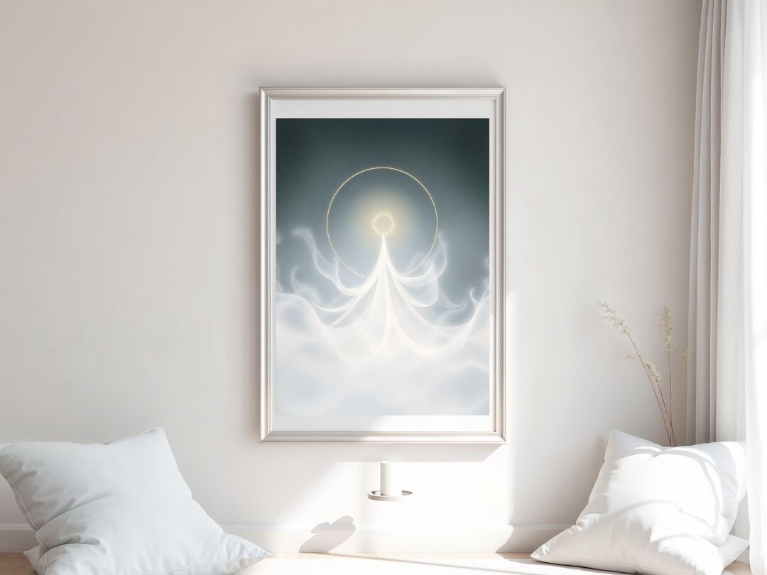 Delphic Oracle Aura Poster, Mystical Greek Mythology Print, Ethereal ...