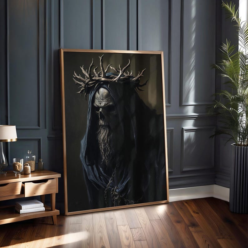 Hades Dark Art Print: Gothic God of the Underworld - Etsy