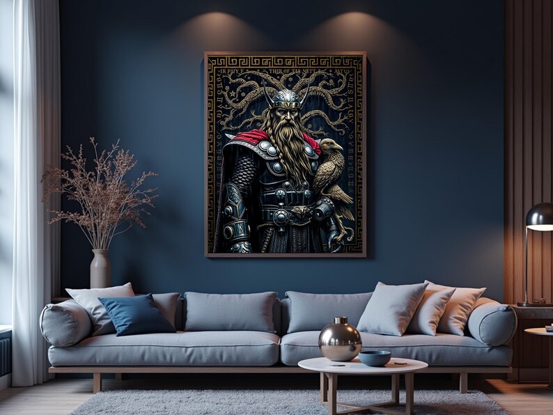 Thor Premium Matte Poster, Norse God, Viking Mythology Wall Art - Etsy