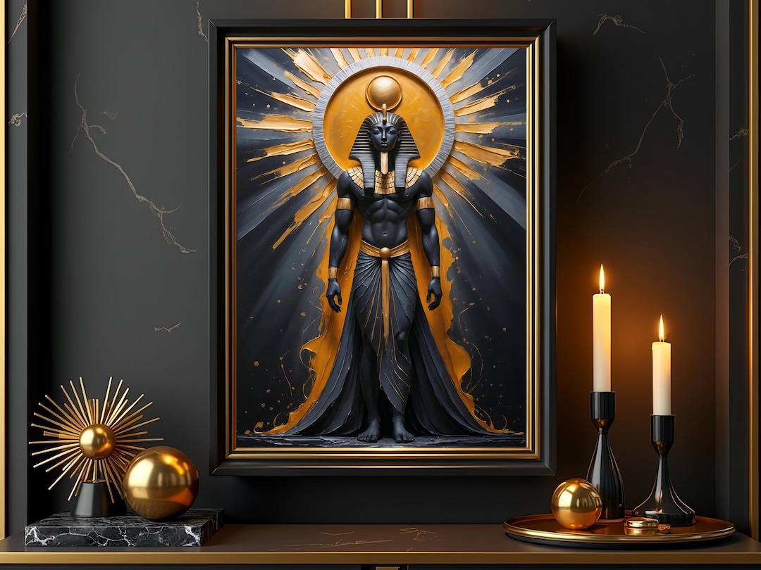 Child of Ra Poster: Egyptian Sun God Art Print - Etsy