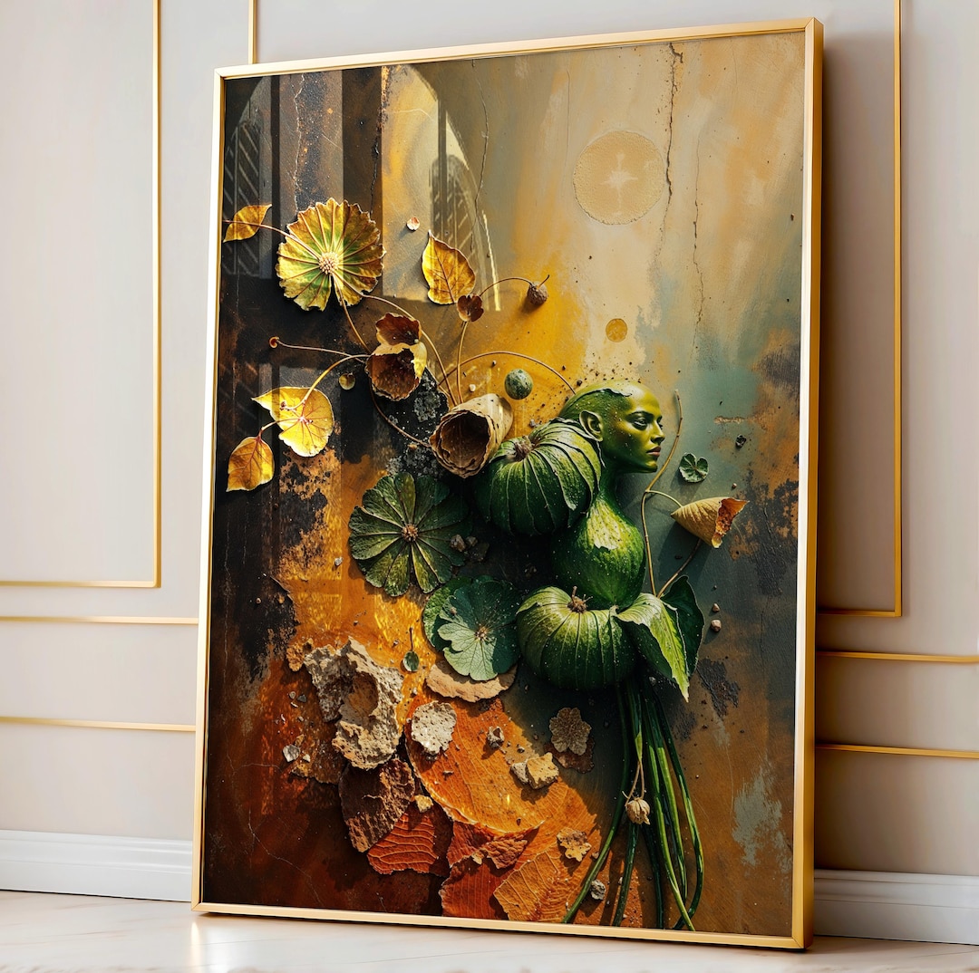 Rustic Osiris Poster | Textured Egyptian God Wall Art | Unique Abstract ...