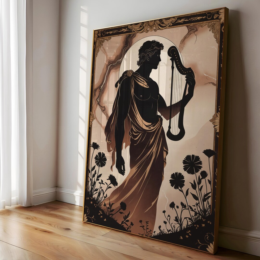 Apollo Art Print, Greek God of Music, Premium Matte Poster - Etsy