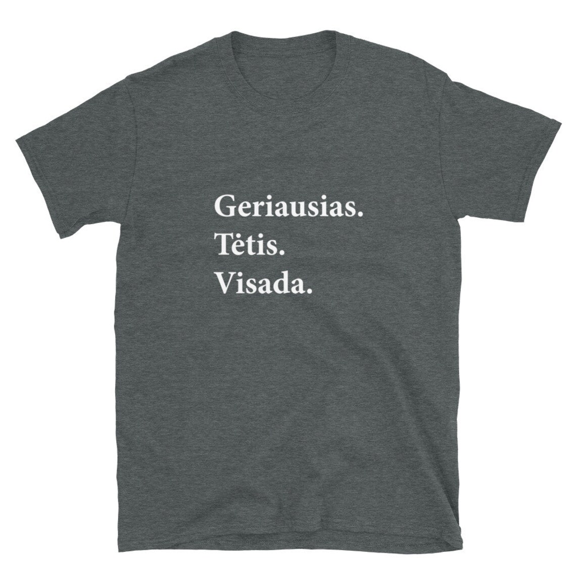 Best Dad Ever Geriausias Tėtis Visada Lithuanian Language Lithuania ...