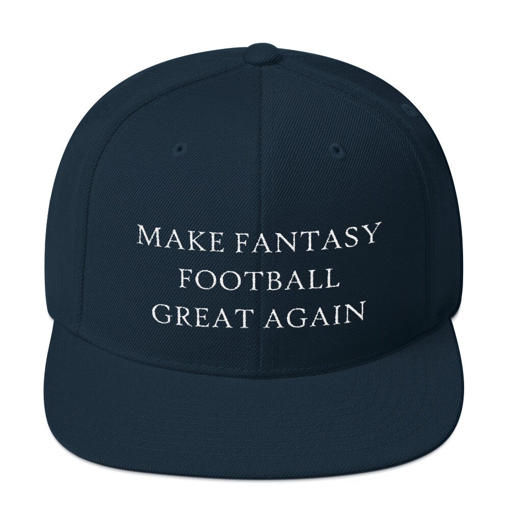 Make Fantasy Football Great Again Snapback Hat Draft Party League ...