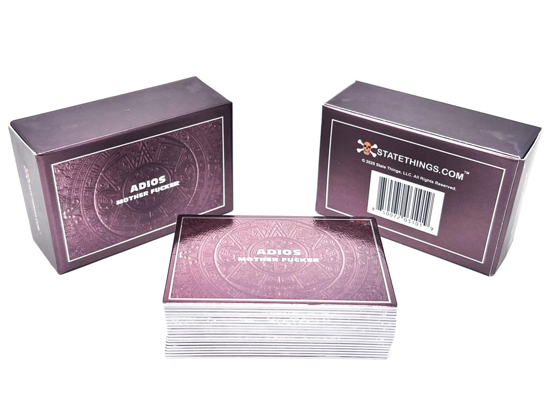 Adios Mfr Funny Business Card 20-pack - Etsy