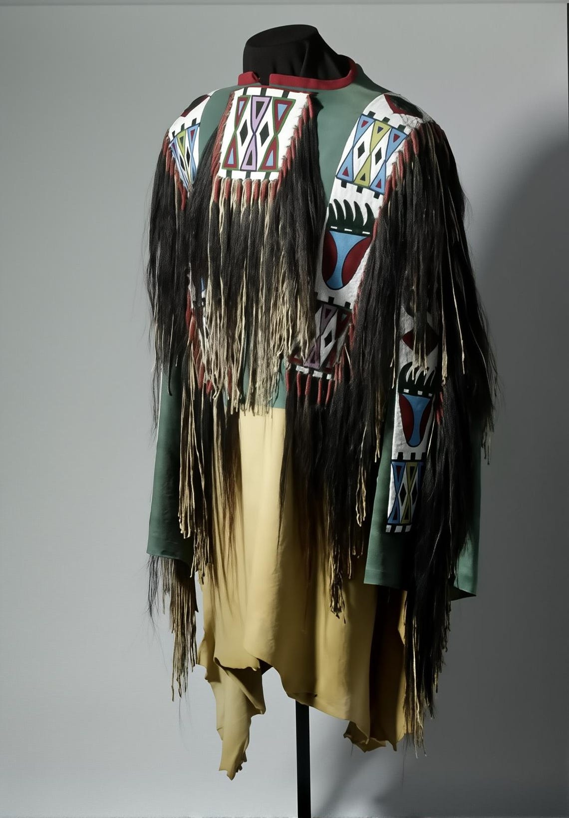 Handmade Buffalo Hide War Shirt: Native-inspired Beaded Regalia - Etsy