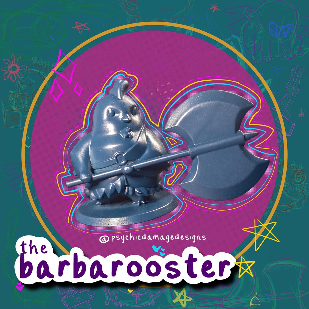 Barbarooster (barbarian Rooster) - Etsy