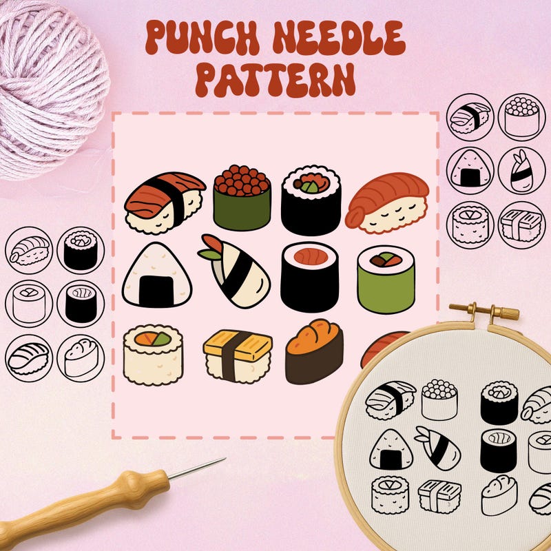 Sushi Pin - Etsy