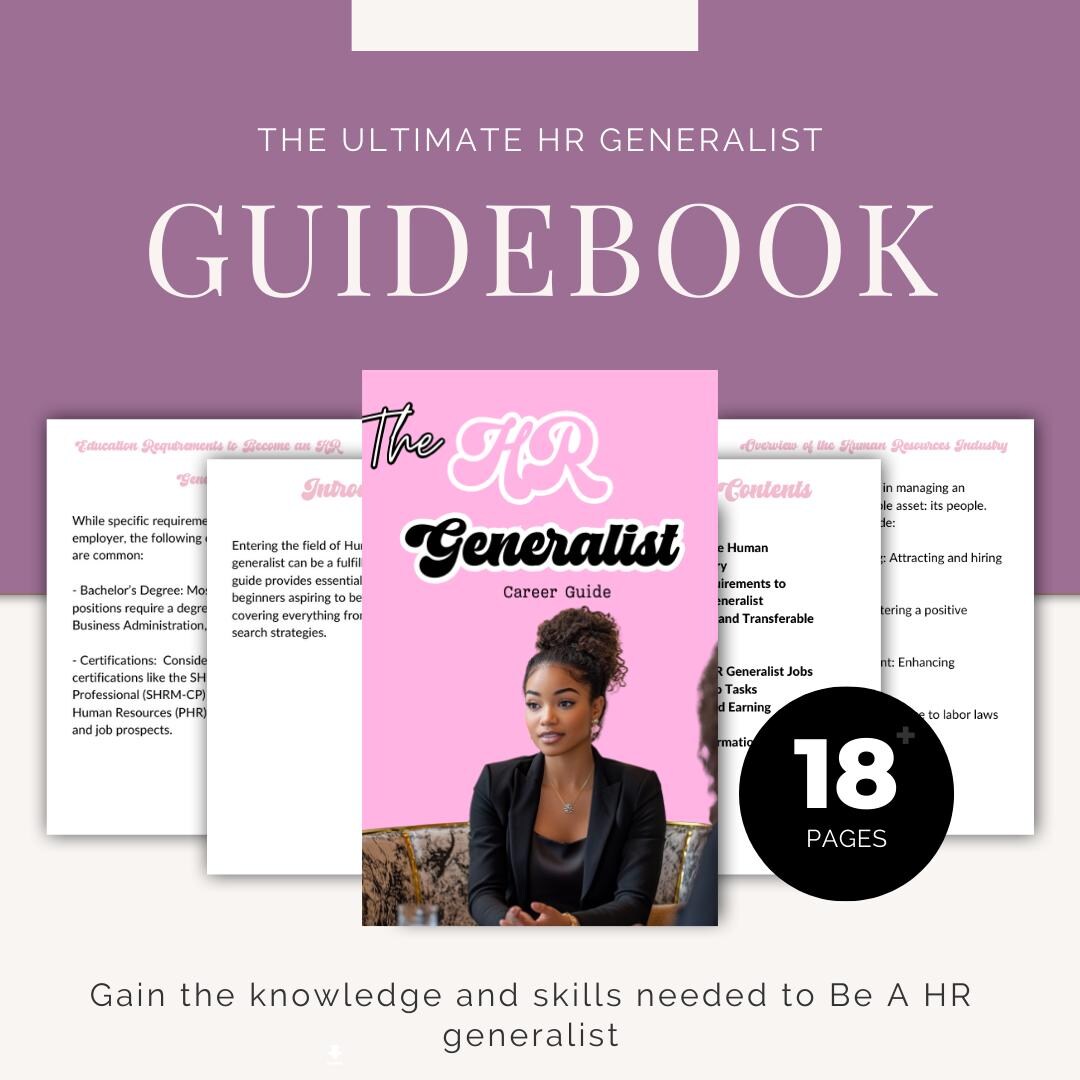 How to Become an HR Generalist | Step-by-step Career Guide | HR Skills ...