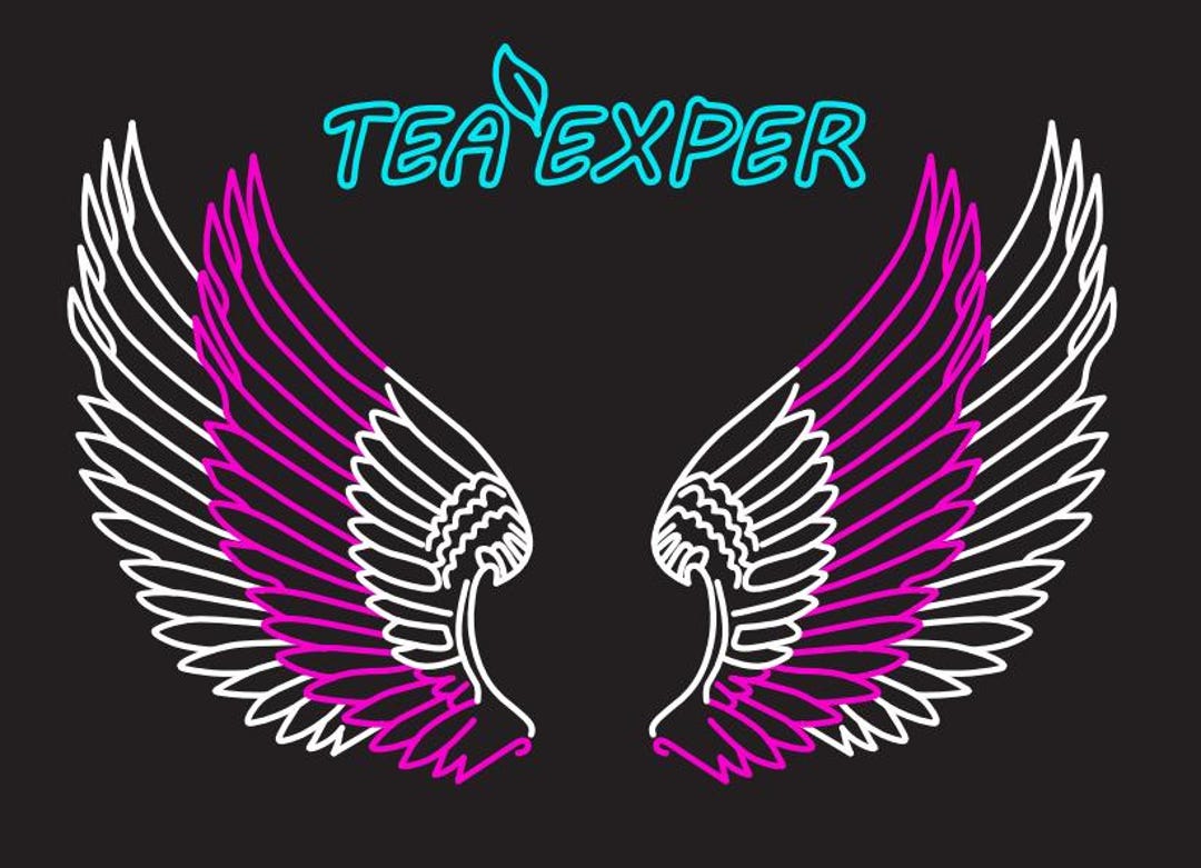 Angel Wings Neon Flex Design - PDF and Coreldraw Files for LED Neon ...