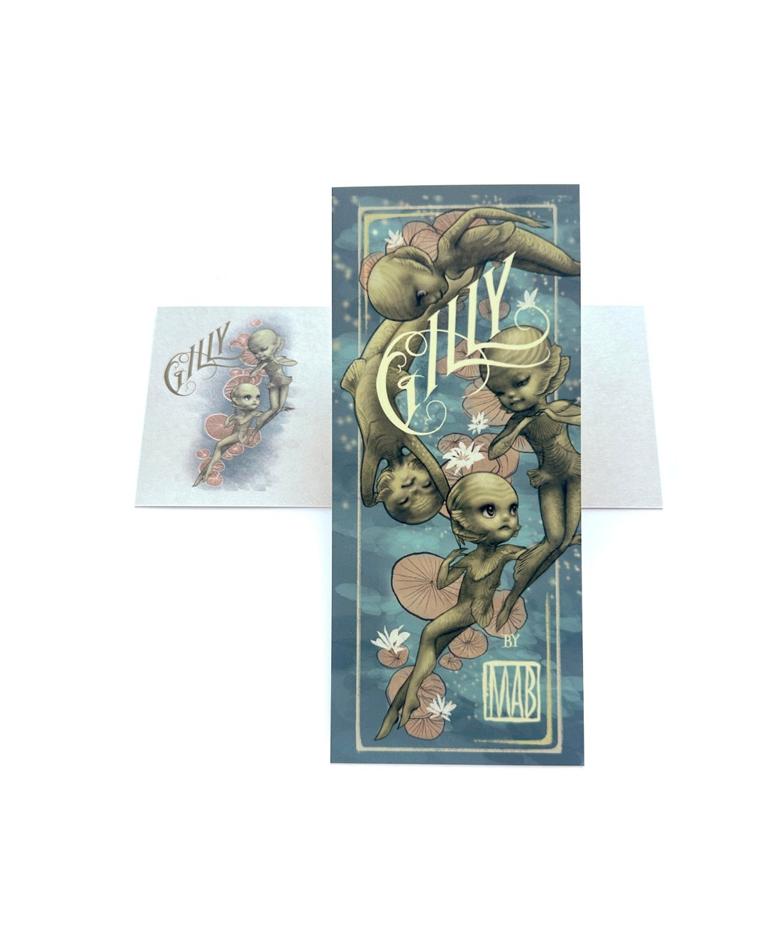 Gilly-double Side Print - 8.5x4 -mini Art Print by Mab Graves - Etsy