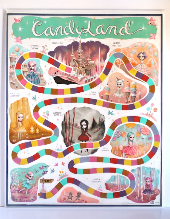 Printable Candyland Board