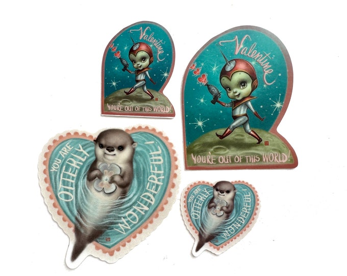 Vinyl Stickers-otterly Wonderful and You’re Out of This World-4 ...