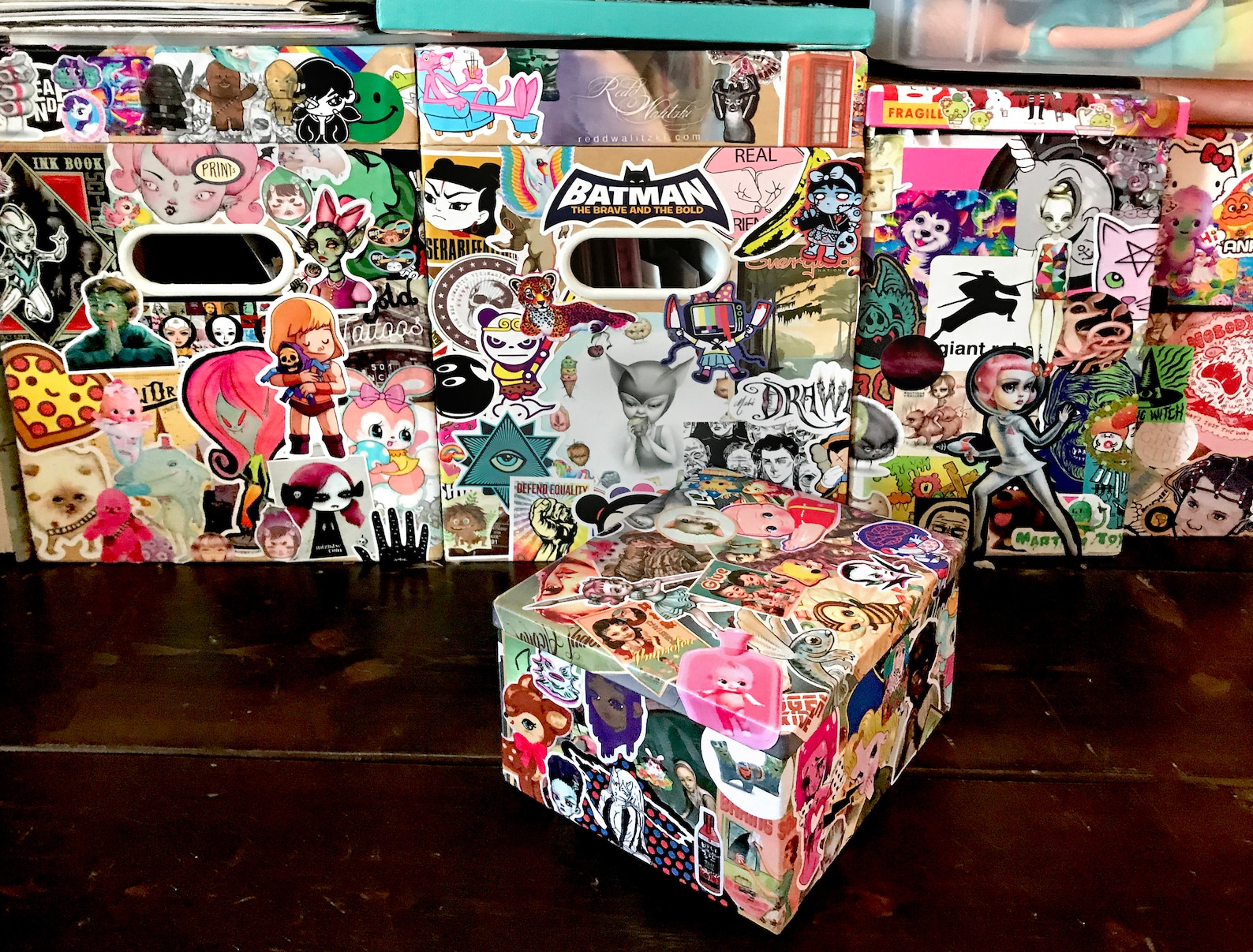 Roly Poly Sticker Set 3 Vinyl Silkscreen Stickers by Mab - Etsy