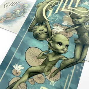 Gilly-double Side Print - 8.5x4 -mini Art Print by Mab Graves - Etsy