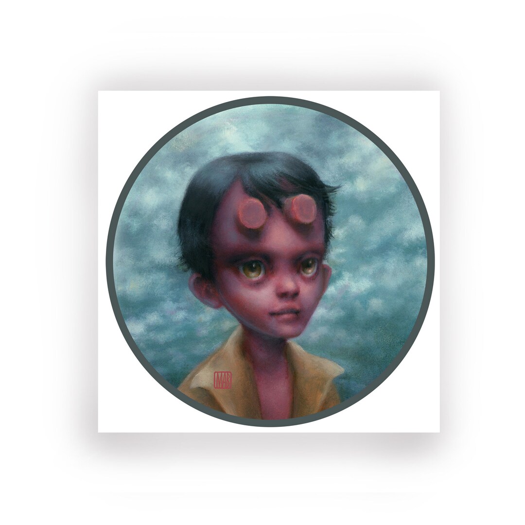 Hellboy 8x8 Limited Edition, Signed, Fine Art Print by Mab Graves - Etsy
