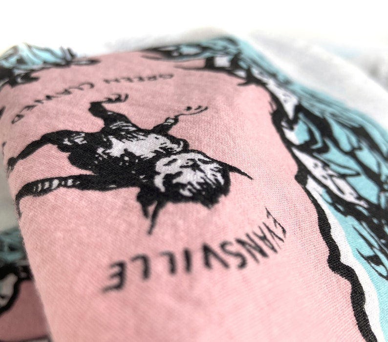 Cryptid Indiana Souvenir Towel Screen Printed 100% Cotton | Etsy