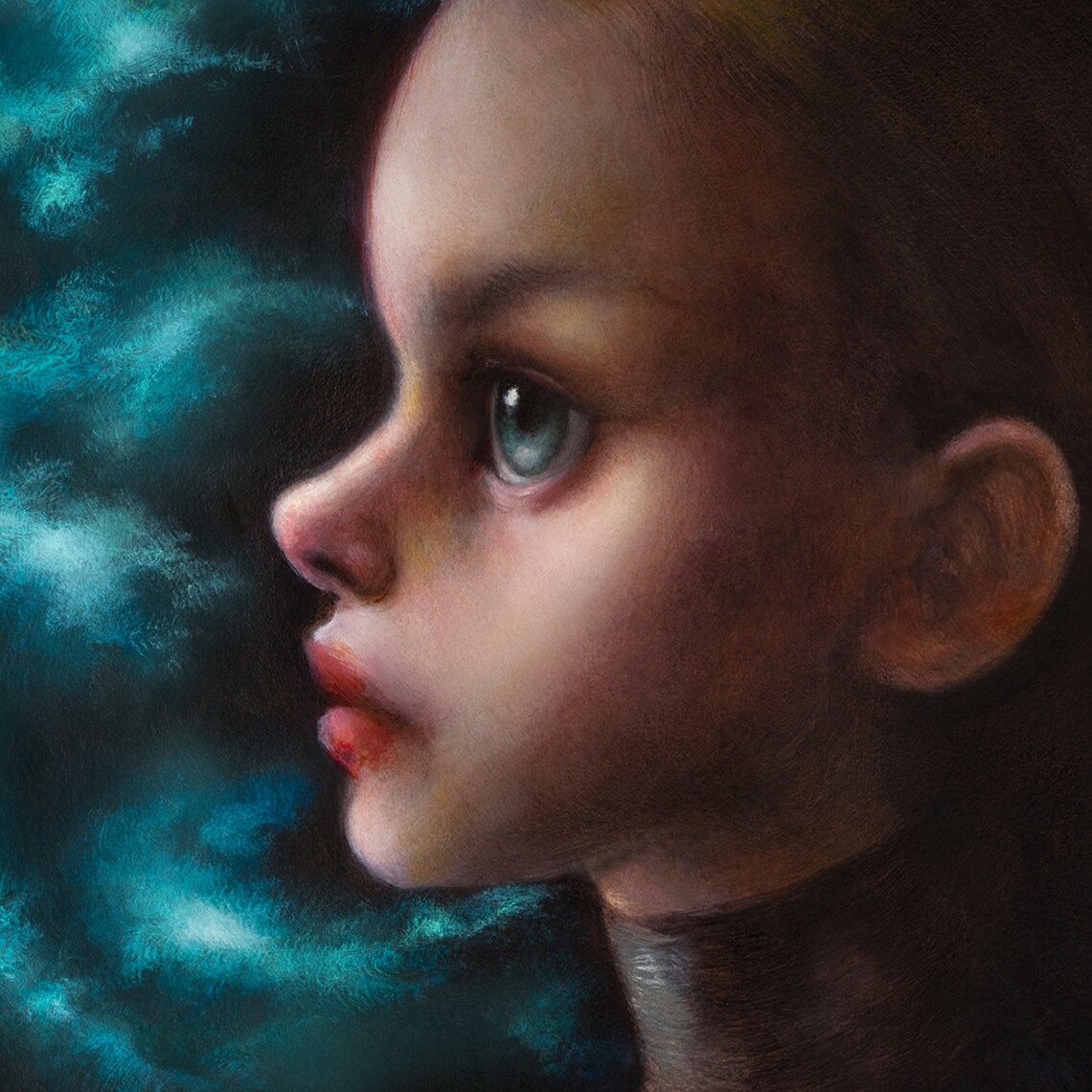 Tanith: A Haunting 5 X 5 Mini Art Print by Mab Graves | Etsy