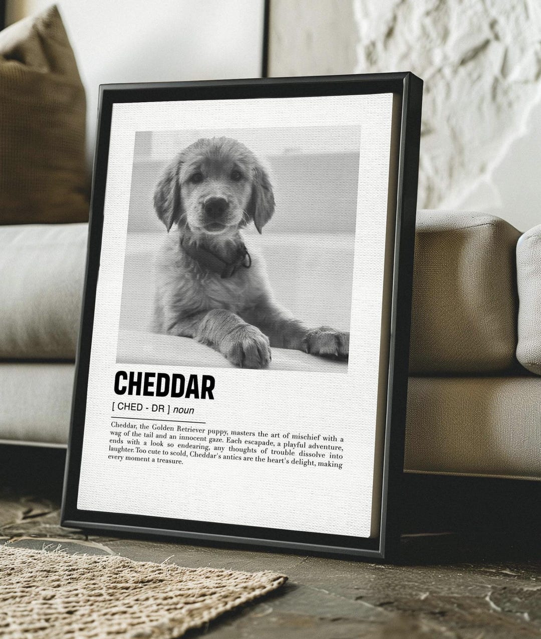 Dog's Story Custom Pet Poster, Custom Pet Poster, Custom Pet Story ...