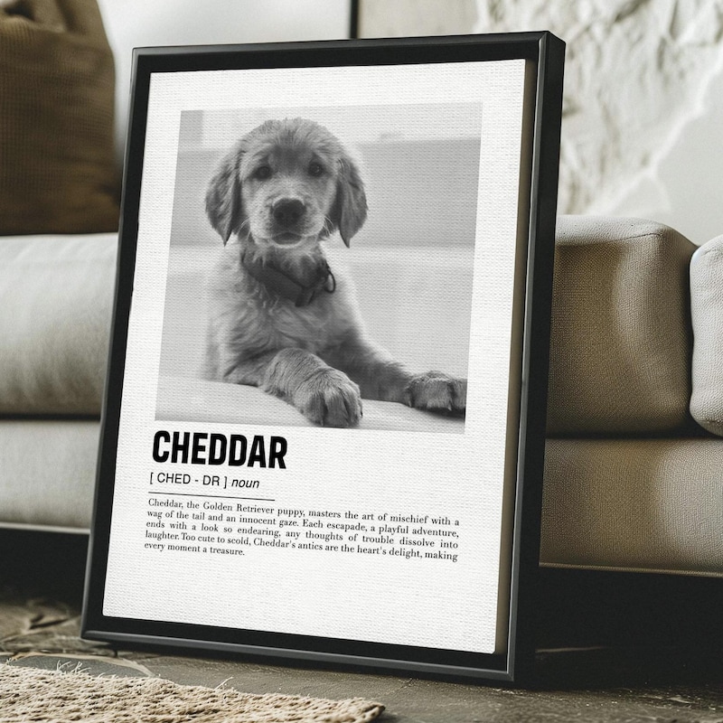Custom Dog Poster - Etsy