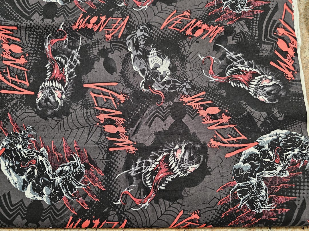 Marvel's Venom Fabric 3 Uncut Yards - Etsy