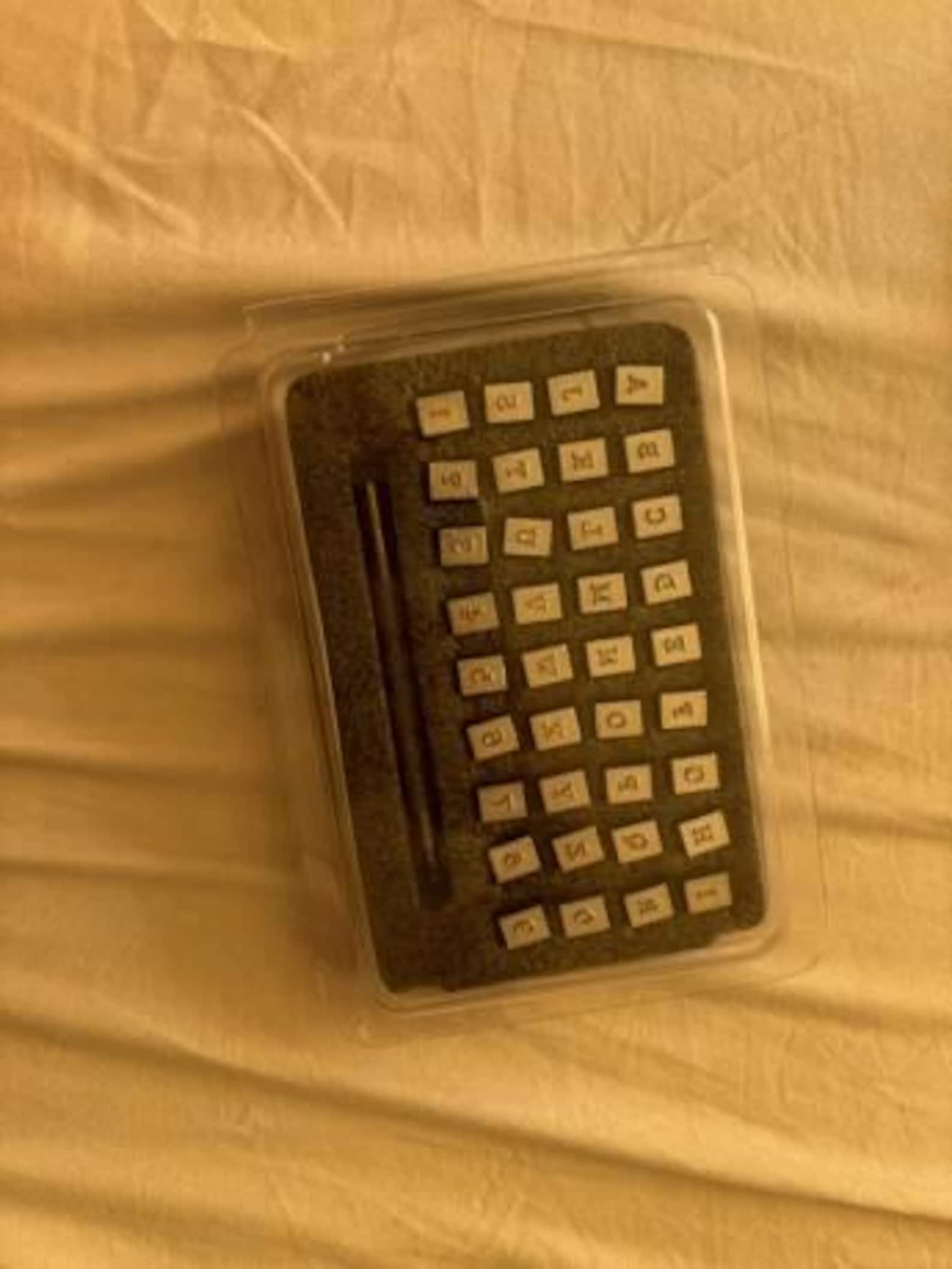 36pcs Steel Punch Alphabet Letter Number Stamper Set 4mm/6mm Steel ...
