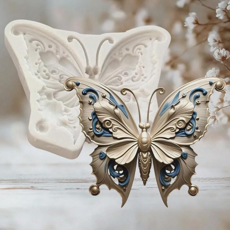 Butterfly Silicone Mold, Epoxy Resin Ornament Craft - Etsy