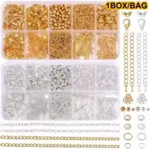 1set/bag Jewelry Making Starter Kit Earrings Necklace Findings DIY ...