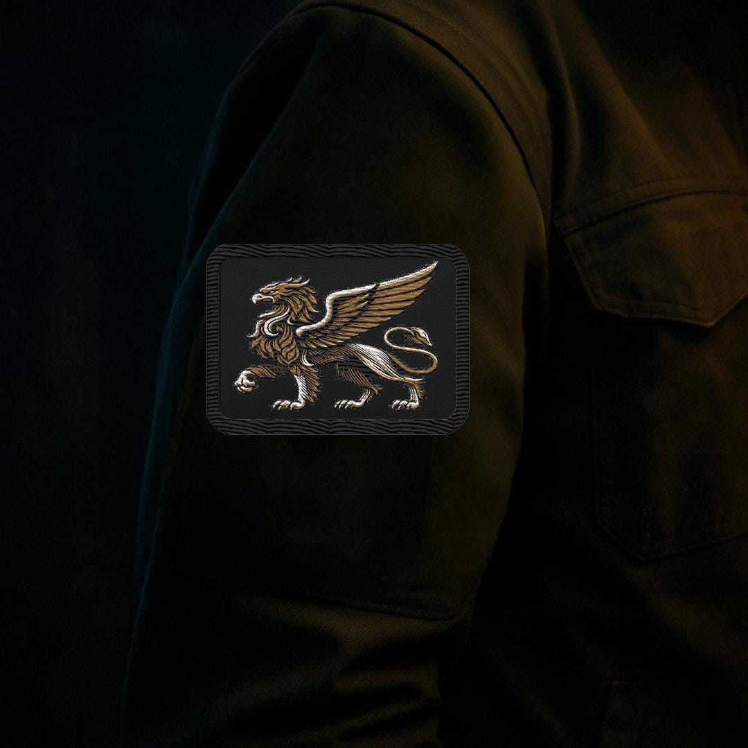 Regal Griffin Embroidered Patch – Mythical Creature Iron-on/sew-on ...