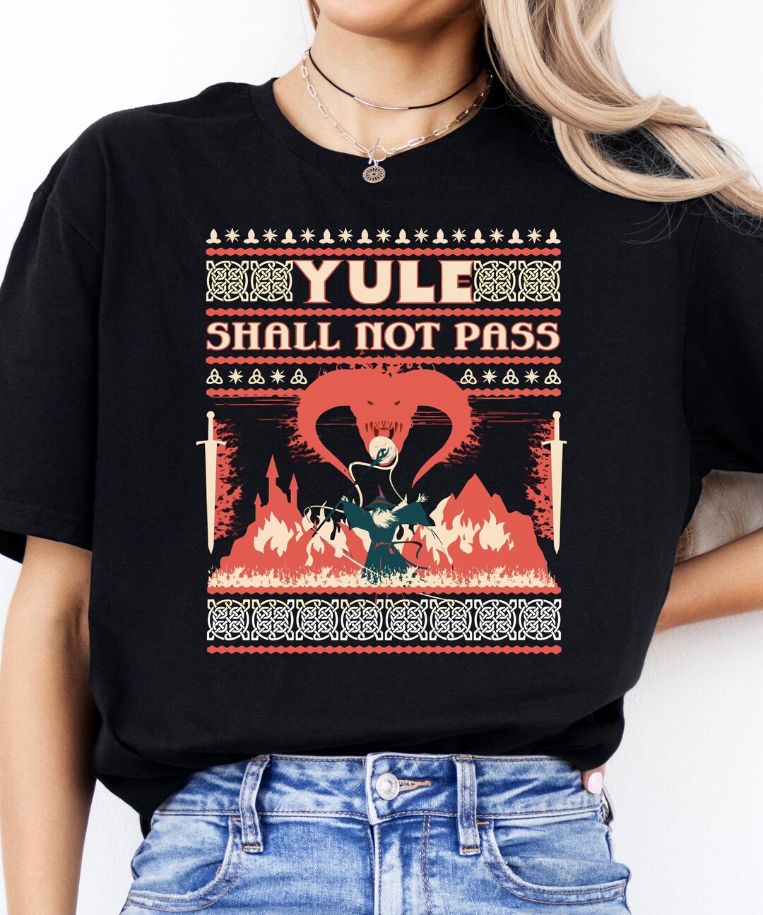 Yule Shall Not Pass PNG: Fantasy Christmas Meme (digital Download) - Etsy