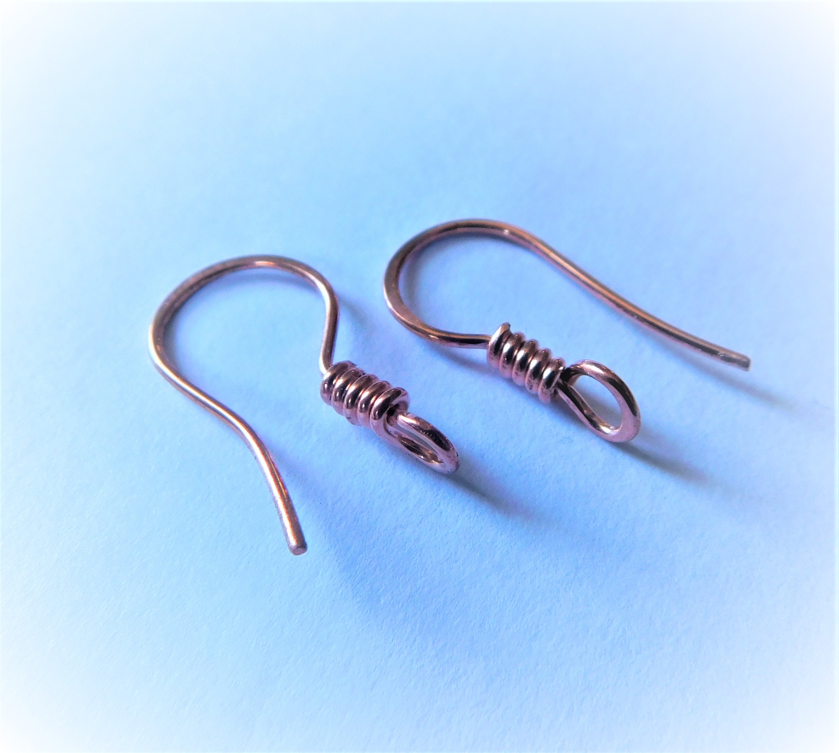 Classic Coil Hook Ear Wires Choose From Sterling Oxidized - Etsy
