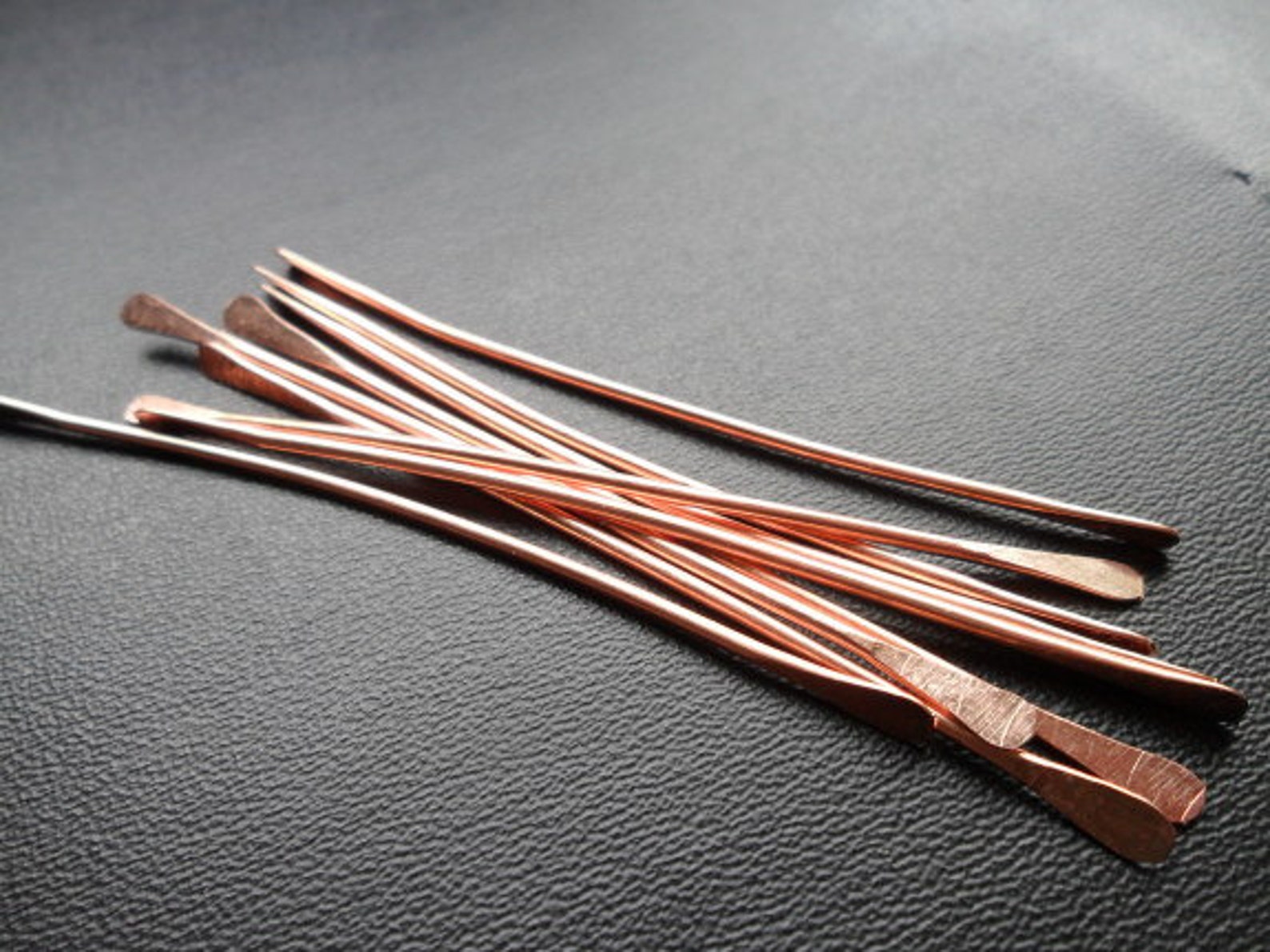 Double Paddle Pins Sterling Silver Oxidized Sterling Copper - Etsy