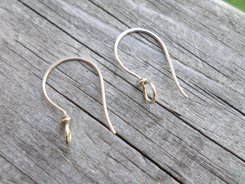 Large Rounded Hook Ear Wires Choose From Sterling Oxidized - Etsy