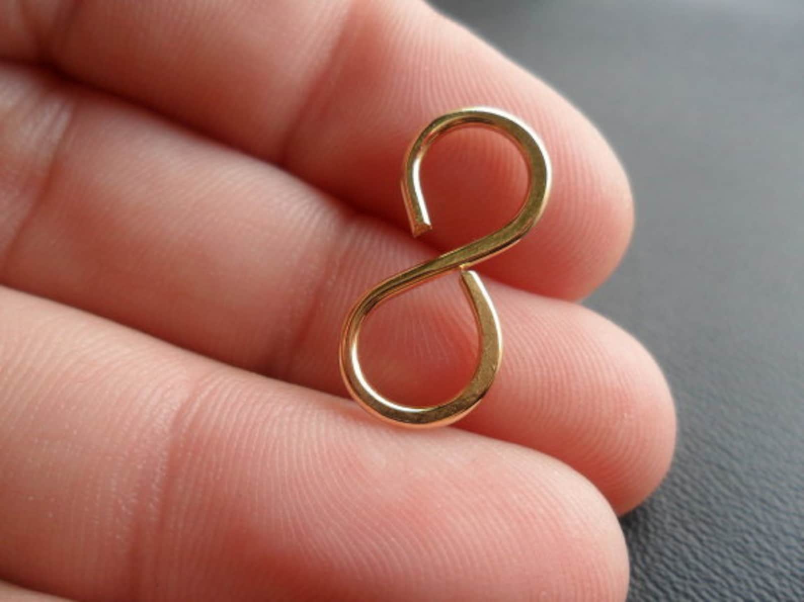 Large Handmade Infinity Hooks Choose From Sterling Silver, Ox Sterling ...