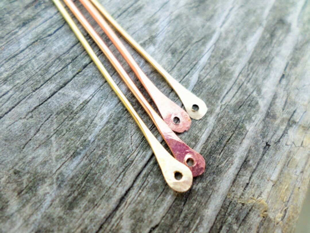 Paddle Pins With 1.25mm Hole Choose From Sterling Silver, Copper ...