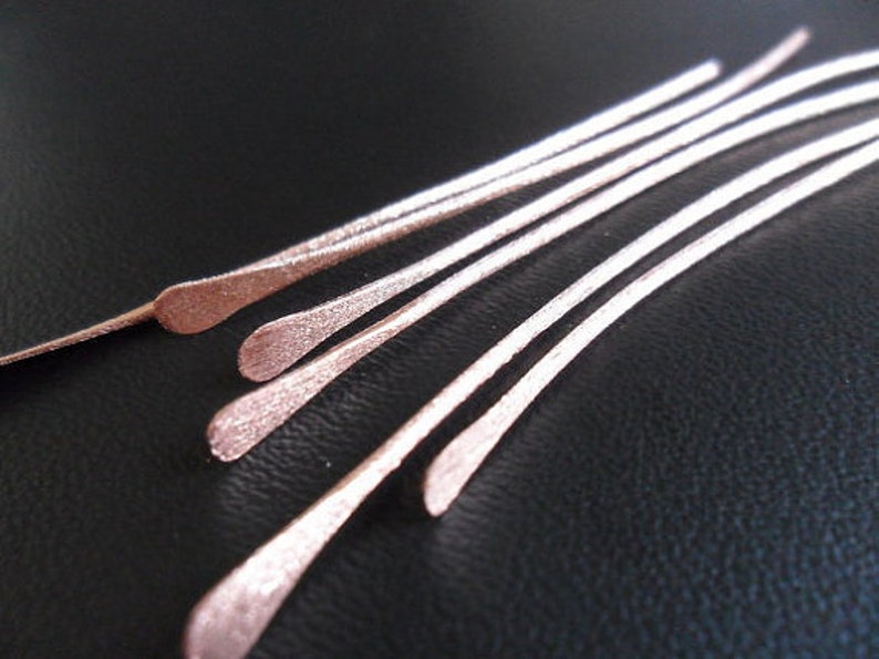 Artisan STARDUST Paddle Pins Handforged Hammered 10pcs 16g - Etsy