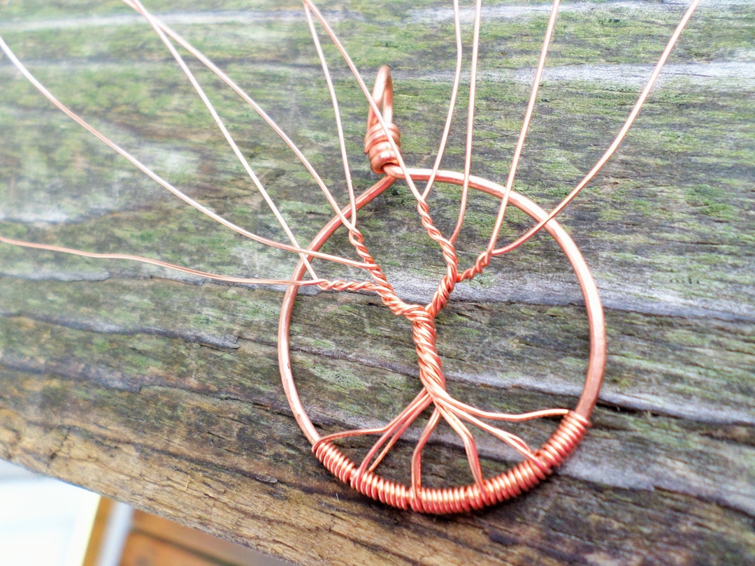 Tree of Life Frame Handmade Copper, Nugold Brass or Sterling Silver ...