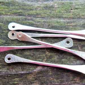 Double Paddle Pins With 1.25mm Hole in Each End Handforged Choose Metal ...