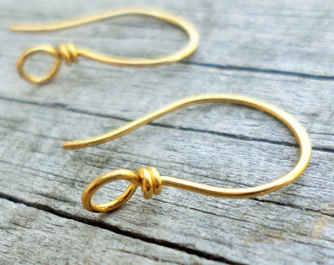 Swan Ear Wires Hand Forged Choose From Sterling Silver - Etsy
