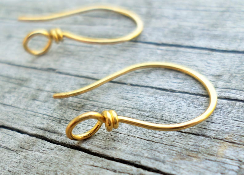 Large Rounded Hook Ear Wires Choose From Sterling Oxidized - Etsy